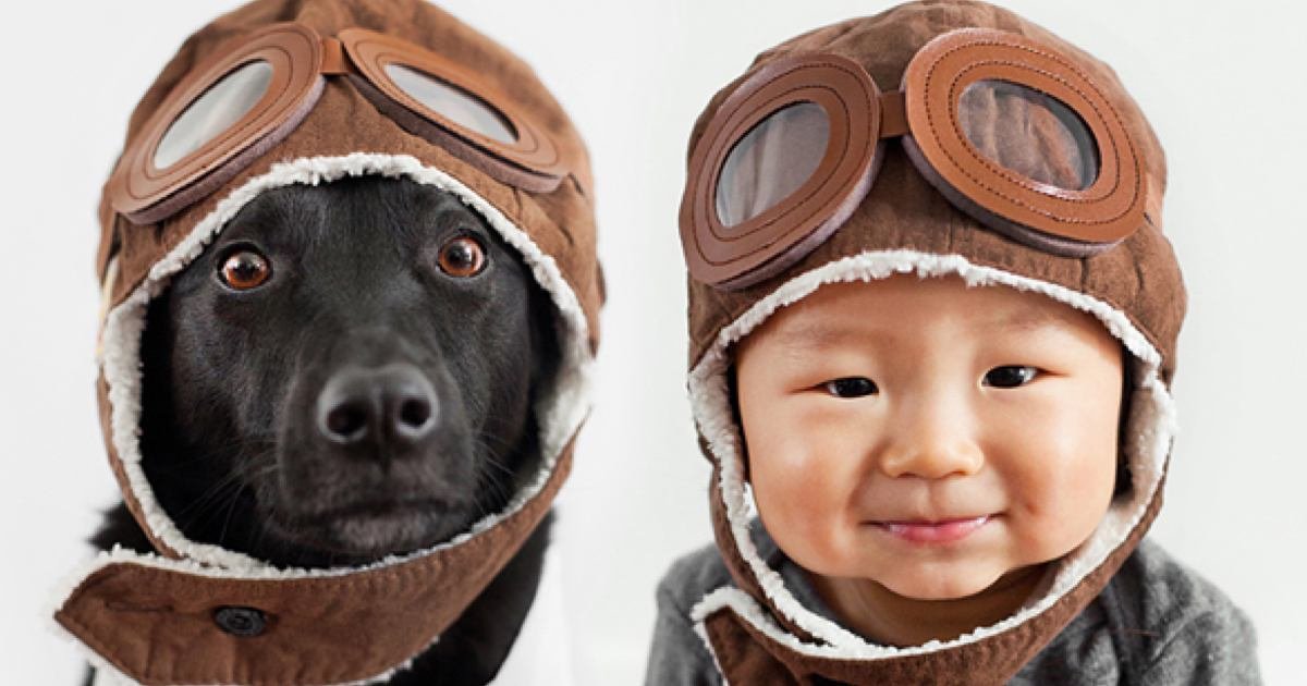 Esta serie fotográfica de un bebé con su perrita conquistará tu corazón ...